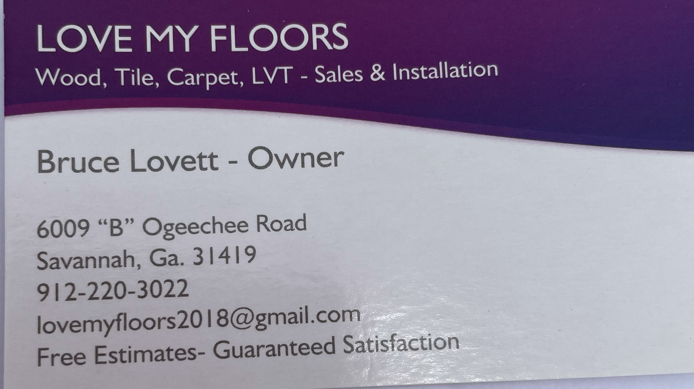 Carpet Installation Business Cards